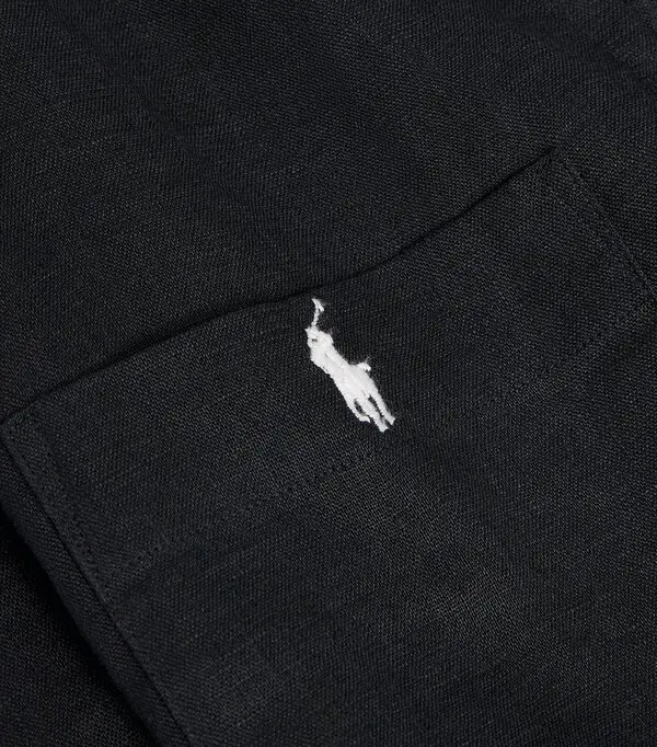 Polo Ralph Lauren Linen Oversized Shirt - Black