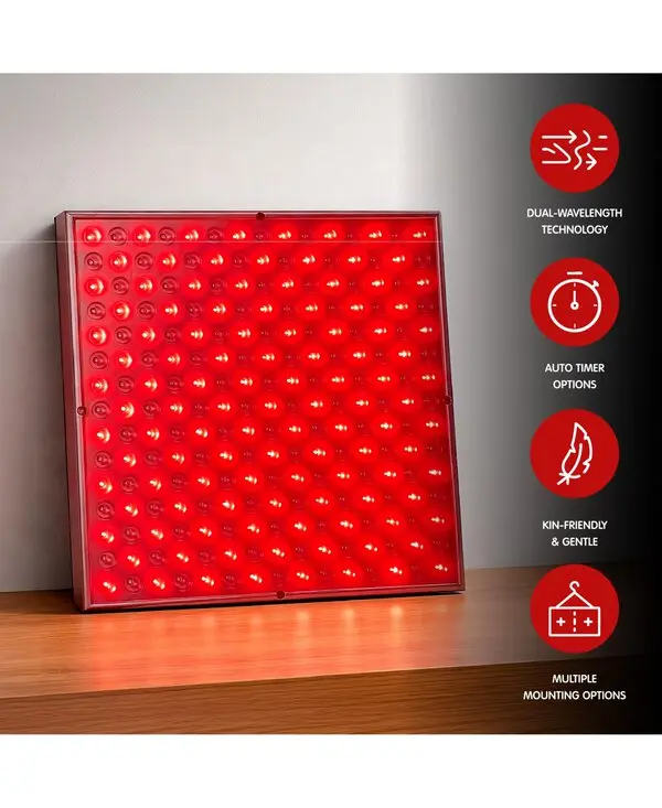 PURSONIC Led Light Therapy Panel And Durable Hot And Cold Gel Ice Head Wrap