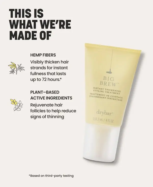 DRYBAR Big Brew Instant Thickening Styling Treatment - No Color
