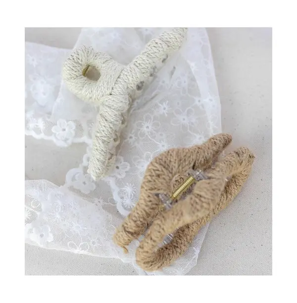 HEADBANDS OF HOPE Large Oval Threaded Claw Clip