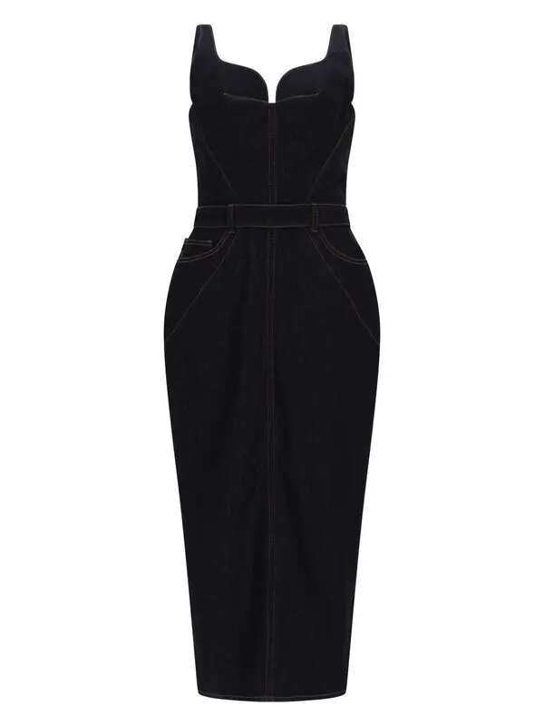 Givenchy Abito In Denim Grezzo