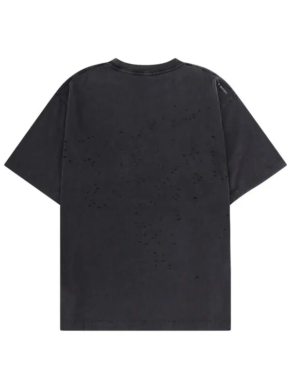 Satisfy T-shirt Con Logo - Black