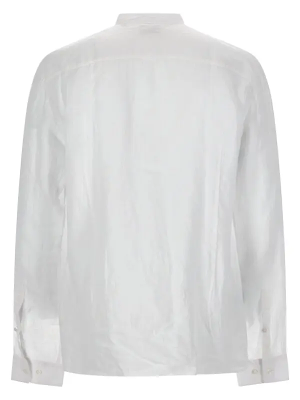 Hugo Camicia In Lino - White