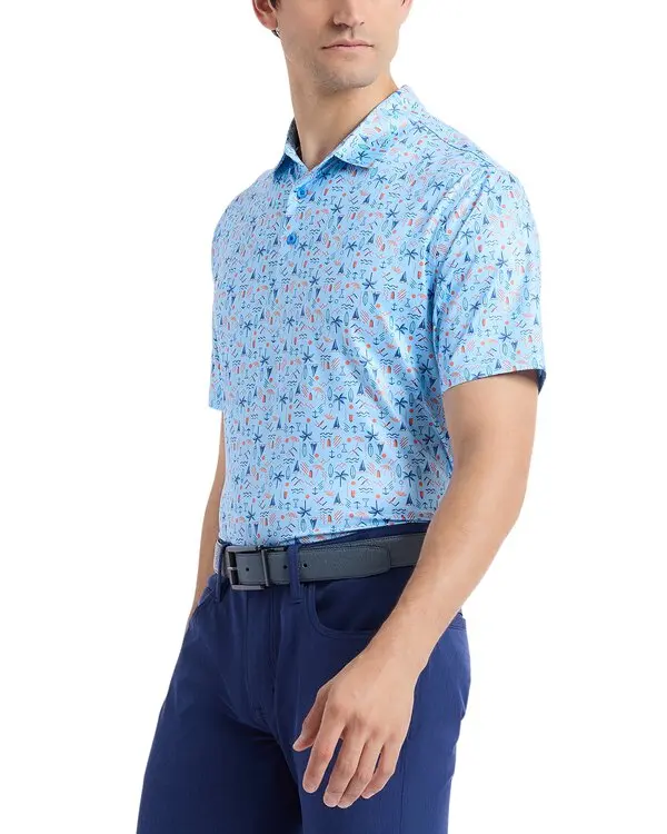 Robert Graham Coastal Vibes Knit Polo Shirt