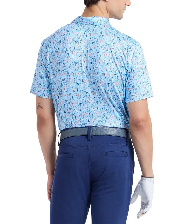 Robert Graham Coastal Vibes Knit Polo Shirt