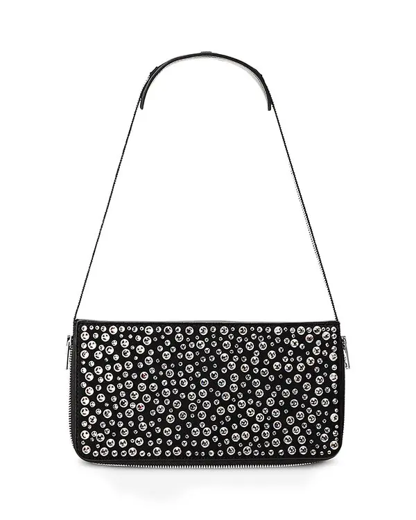 Alexander Wang Siren Embellished Leather Pouchette
