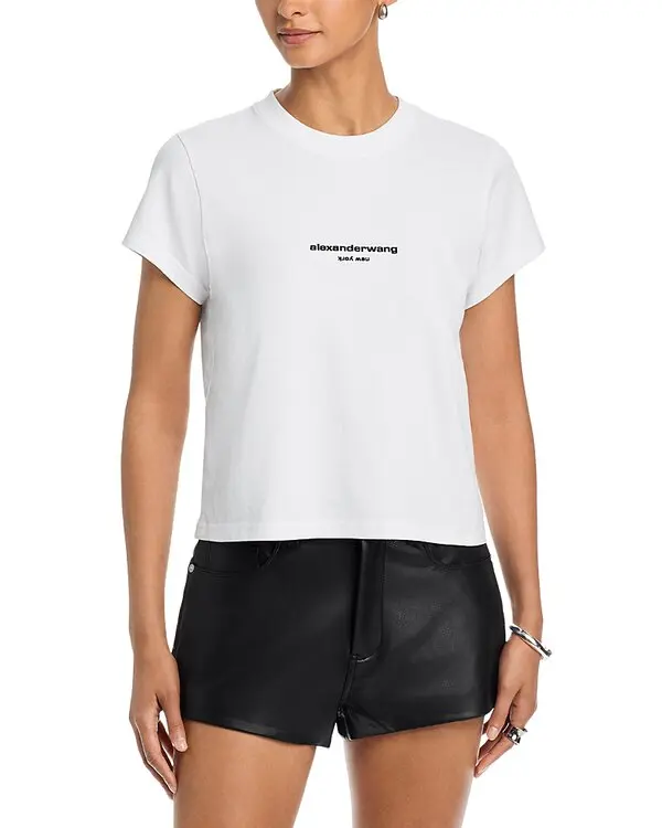 Alexander Wang Shrunken Short Sleeve Tee