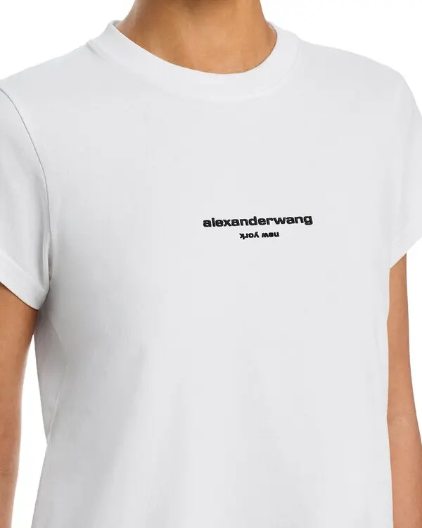 Alexander Wang Shrunken Short Sleeve Tee