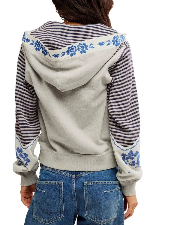 Free People Lydia Zip Up Jacket