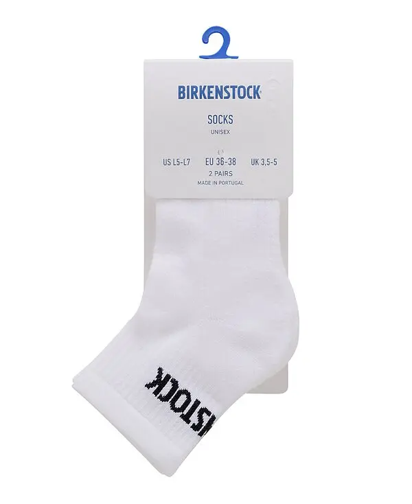 BIRKENSTOCK Cotton Crew Socks Pack Of 2 - White