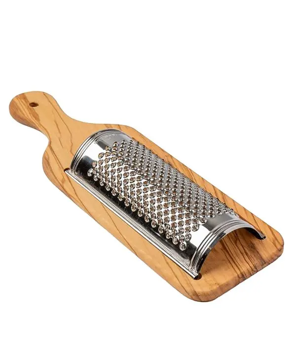 VERVE CULTURE Olivewood Flat Grater - Brown