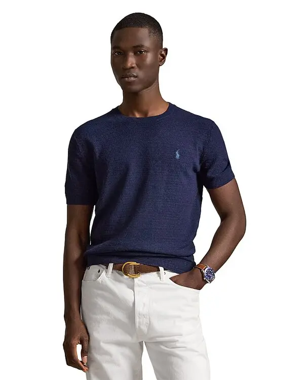 Polo Ralph Lauren Textured Knit Short Sleeve Sweater
