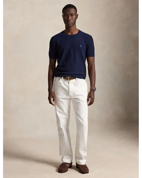 Polo Ralph Lauren Textured Knit Short Sleeve Sweater
