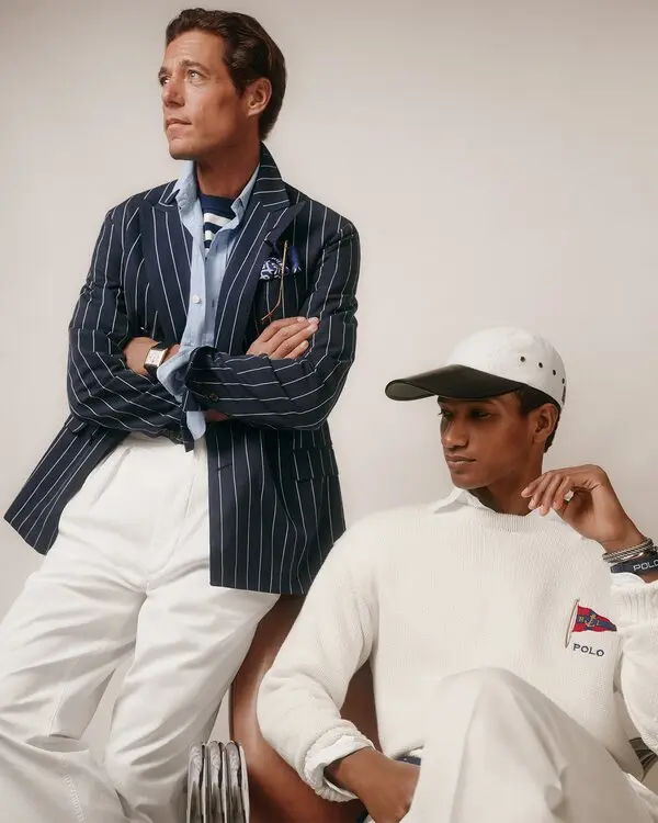 Polo Ralph Lauren Relaxed Fit Pleated Linen Trousers - White