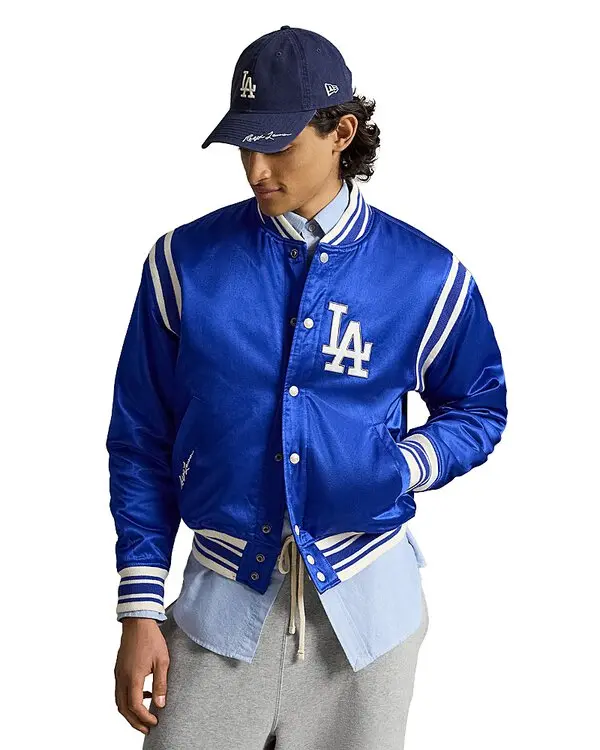 Polo Ralph Lauren Los Angeles Dodgers Varsity Jacket - Blue