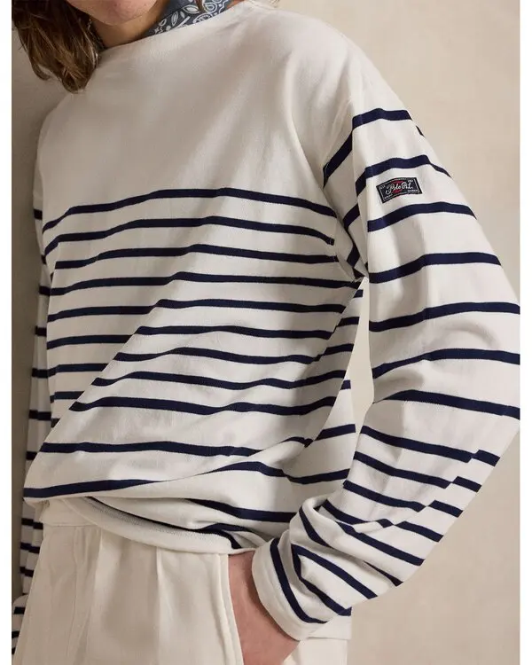 Polo Ralph Lauren Relaxed Fit Stripe Jersey Sweater