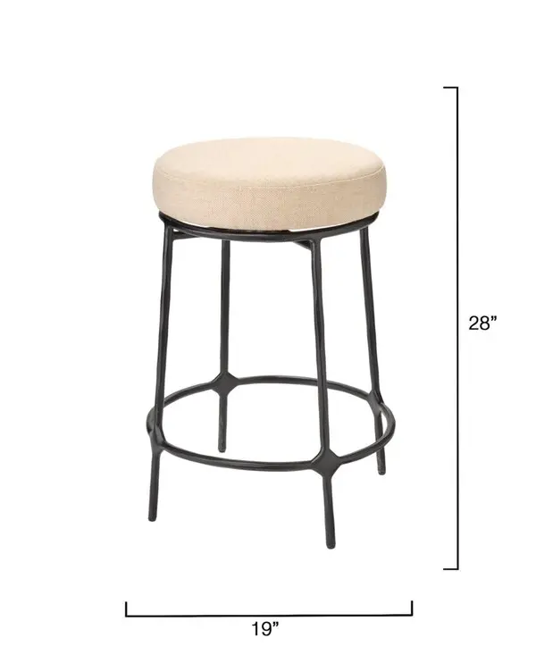 JAMIE YOUNG CO. Asteria Iron Counter Stool