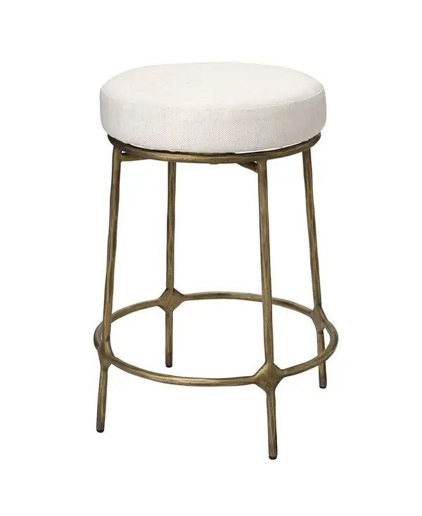 JAMIE YOUNG CO. Asteria Iron Counter Stool - Ivory