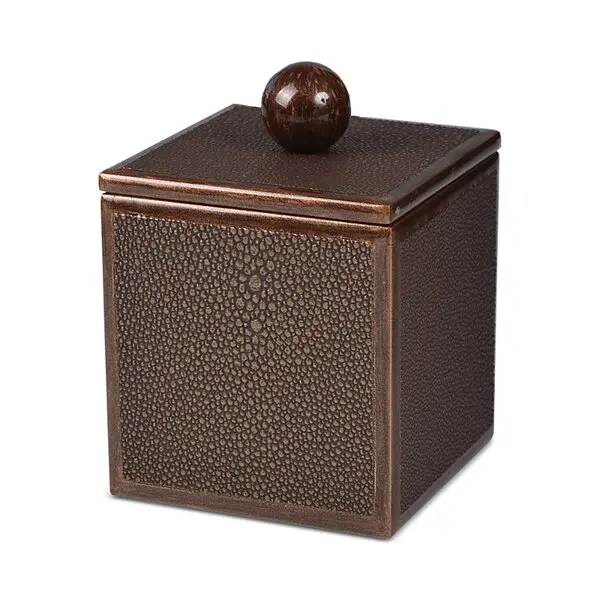 MIKE & ALLY Faux Container - Shagreen Bronze