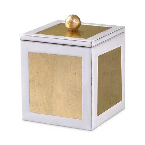 MIKE & ALLY Savoy Leaf Container - Gold