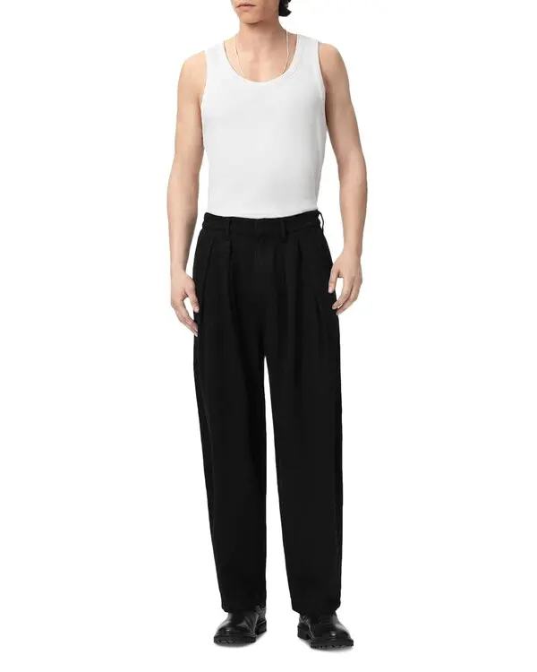 ALLSAINTS Relaxed Fit Trousers - Black