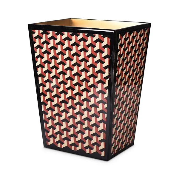 MIKE & ALLY Geo Waste Basket - Multi