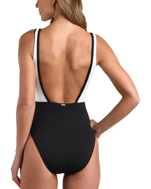 L'Agence Mila Fine Line One Piece Swimsuit