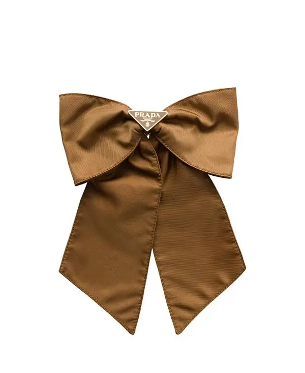 Prada Re-nylon Hair Clip - Brown