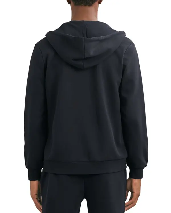 REISS Zip Through Drawstring Hoodie