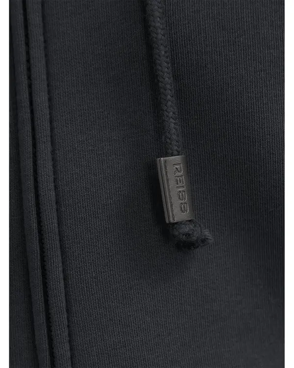 REISS Zip Through Drawstring Hoodie