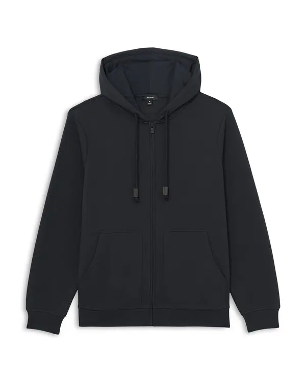 REISS Zip Through Drawstring Hoodie