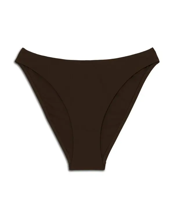 REISS Carina Bikini Bottom - Chocolate