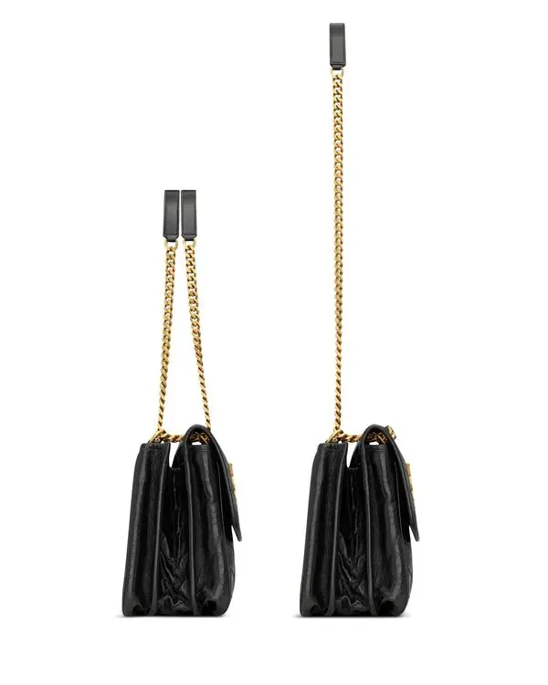 Saint Laurent Niki Tripouch Bag - Black