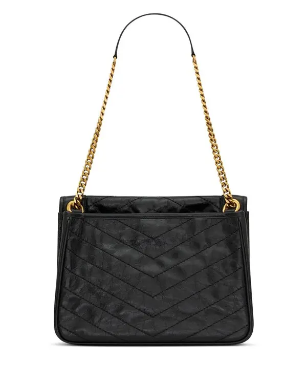 Saint Laurent Niki Tripouch Bag - Black