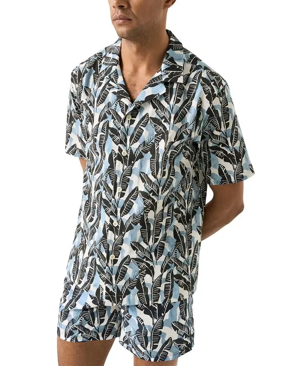 Eton Palm Tree Resort Shirt