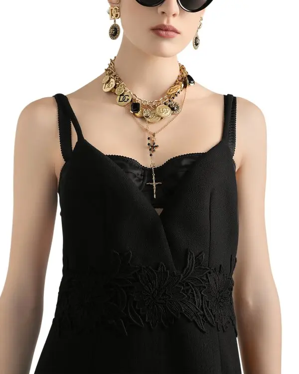Dolce & Gabbana Stretch Crepe Mini Dress