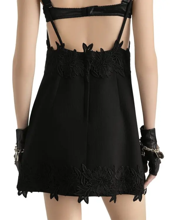 Dolce & Gabbana Stretch Crepe Mini Dress