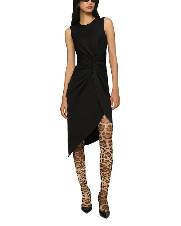 Dolce & Gabbana Milano Rib Jersey Midi Dress - N