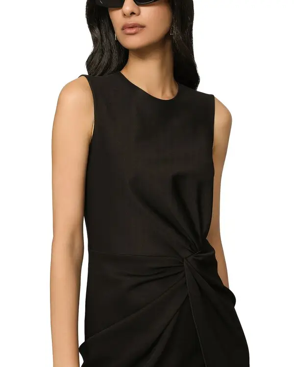 Dolce & Gabbana Milano Rib Jersey Midi Dress