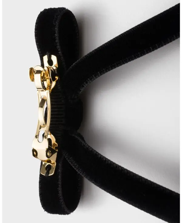 Prada Velvet Hair Clips Set Of 2