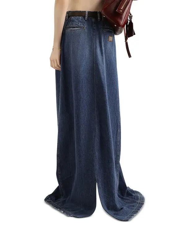 Dolce & Gabbana Long Denim Skirt - Medium Blue