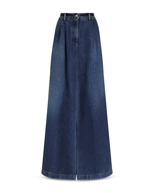 Dolce & Gabbana Long Denim Skirt - Medium Blue