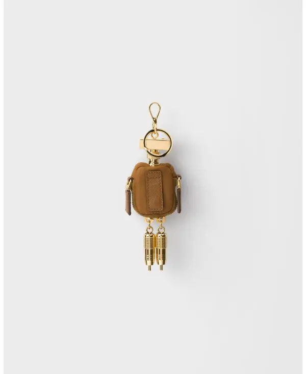 Prada Robot Re-nylon Keychain Charm
