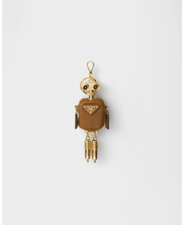 Prada Robot Re-nylon Keychain Charm