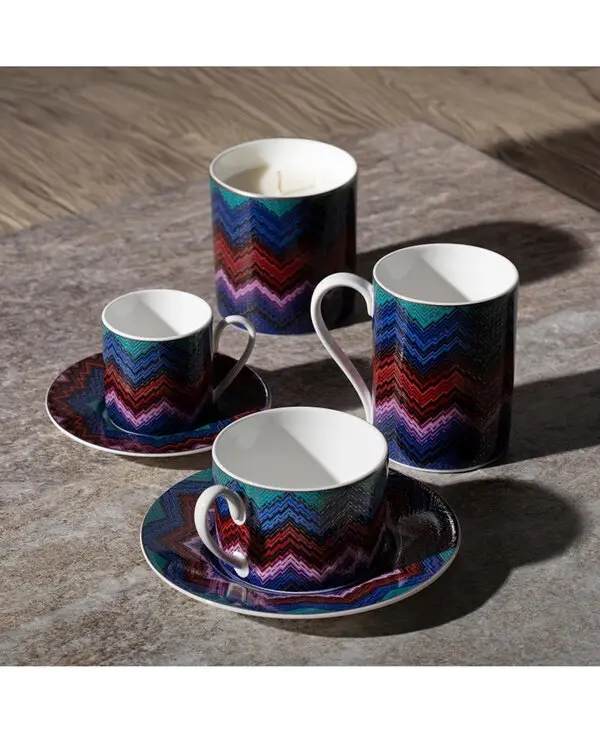 Missoni Starlight Tea Cup & Saucer, Set Of 6