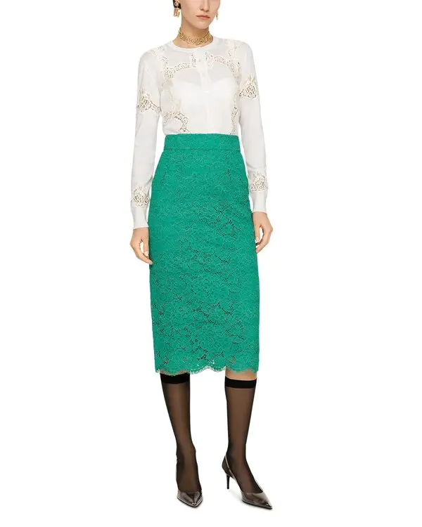 Dolce & Gabbana Lace Inlay Cardigan - W