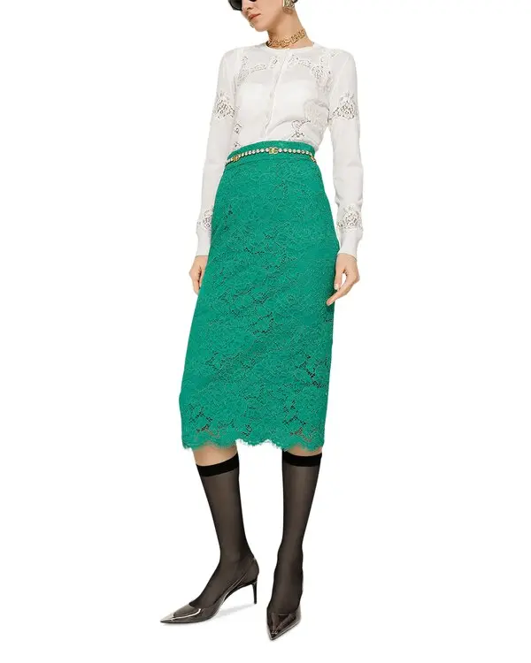 Dolce & Gabbana Lace Inlay Cardigan - W
