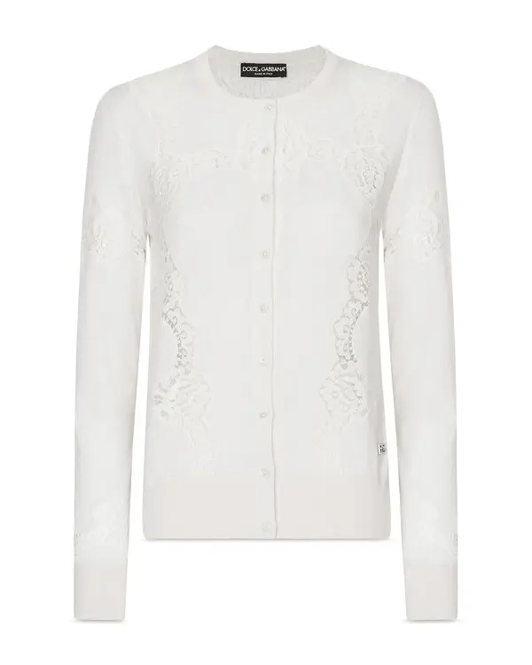 Dolce & Gabbana Lace Inlay Cardigan - W