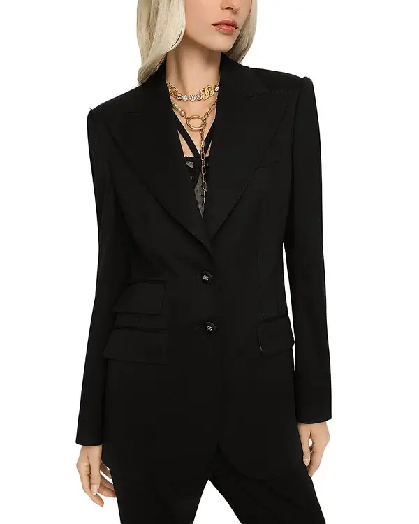Dolce & Gabbana Wool-blend Double-breasted Jacket - N
