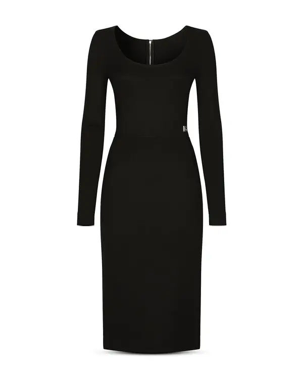 Dolce & Gabbana Milano Rib Midi Dress